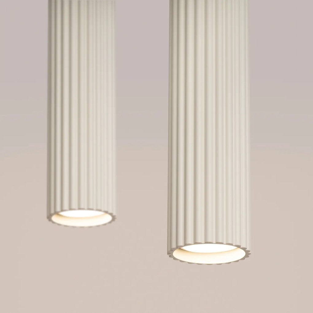 Sollux Lighting Závěsné svítidlo KARBON 2 béžové