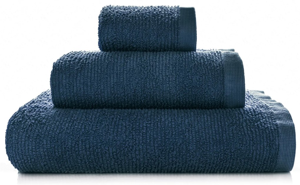 Froté ručník Sorema Ribbon 550 gsm Dark Denim (tmavá modrá)