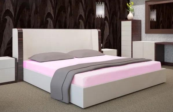 Světle růžové bavlněné plachty na postel Šířka: 140 cm | Délka: 200 cm