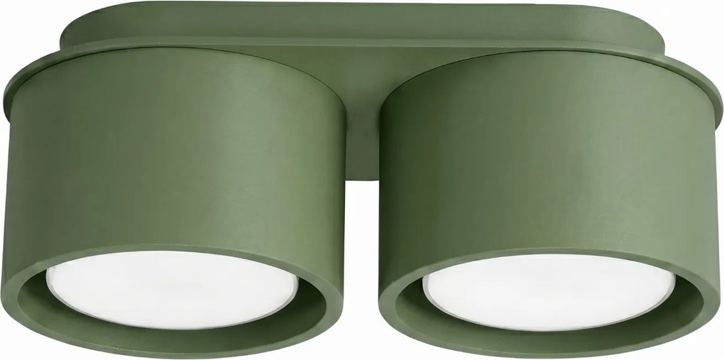 Sollux Lighting Stropní svítidlo MODO 2 olivově zelené GX53