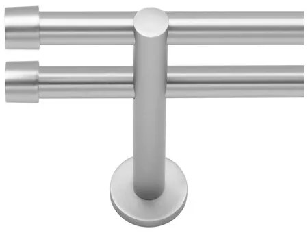 Dekodum Garnýž dvouřadá LOFT 19/19 mm matný chróm 120 cm