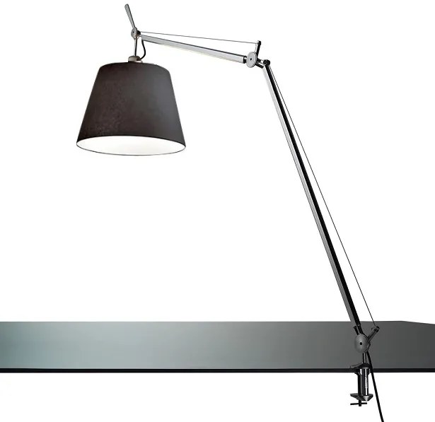 ARTEMIDE - Stolní lampa Tolomeo Mega Tavolo - stříbrná/černá 420 mm