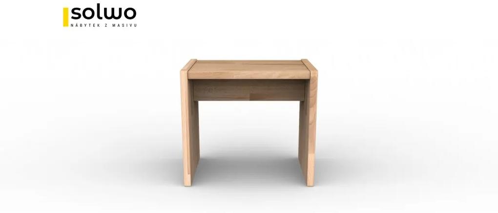Solwo Design Noční stolek FLEX Dřevo a odstín oleje: BUK Cink - Olej odstín BO102