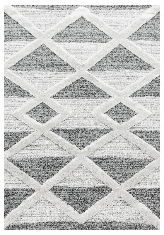 Ayyildiz, Kusový koberec Pisa 4709 Grey, 80x250, šedá, ložnice