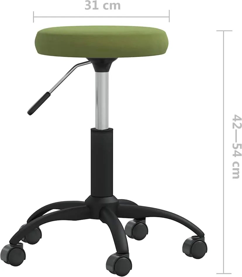 Jídelní židle světle zelená samet 3085729