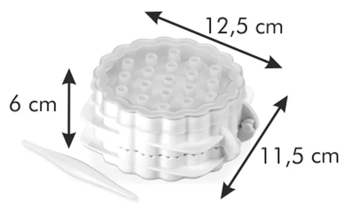 TESCOMA Tvořítko na plněné mřížkované pečivo DELÍCIA, 3 dekory