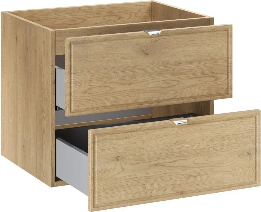 Koupelnová sestava Terra s deskou a skříňkami 60 cm dub cremona