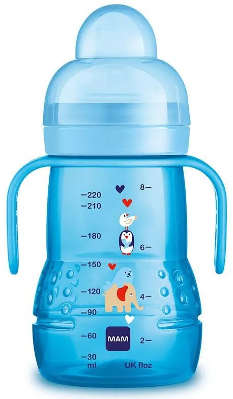 Mam Trainer+ 220 ml - 4m+ Bílý