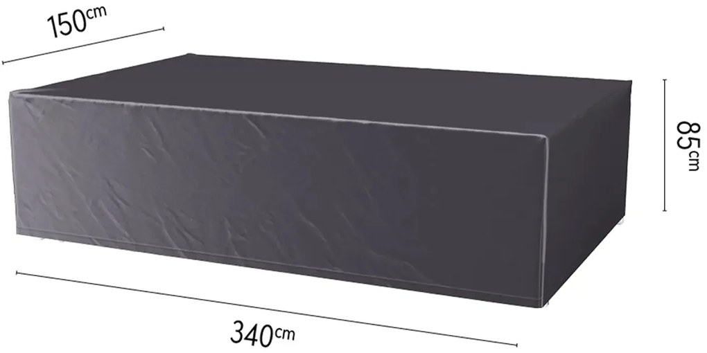 Platinum designové zahradní ochranné plachty na nábytek AeroCovers (340 x 150 cm)