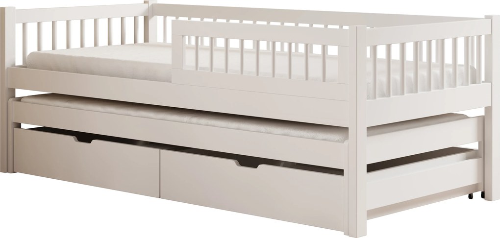 ADRK Furniture Dětská postel Orio s matrací CH-ORI-W-180-M