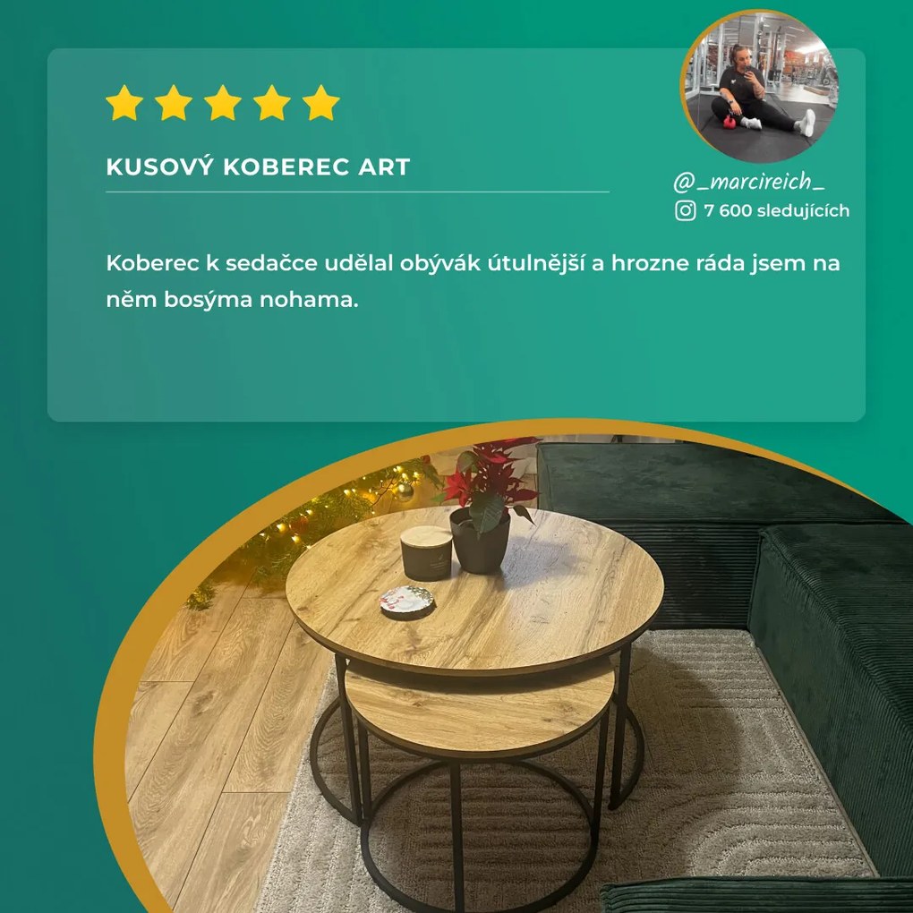 Ayyildiz, Kusový koberec Art 1121 Rose, 200x290, růžová, ložnice