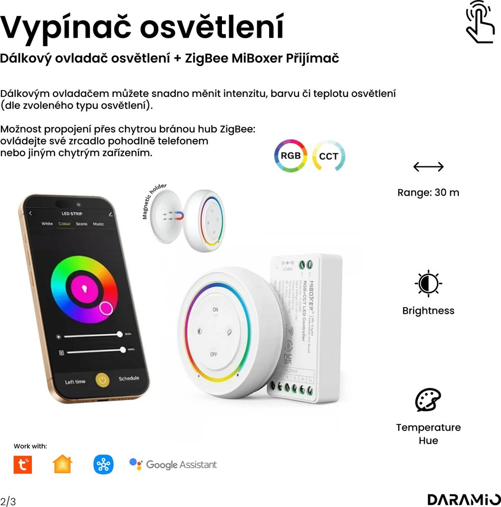 Kulaté zrcadlo do koupelny s LED osvětlením E4