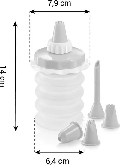 TESCOMA Zdobička stlačovací DELÍCIA, 5 trysek