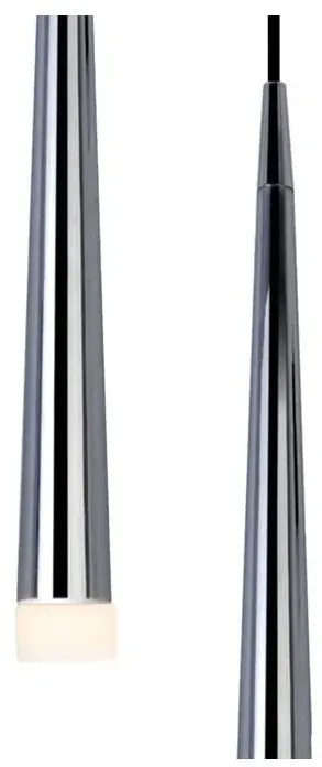 Minimalistické svítidlo Stylo 3 chrom