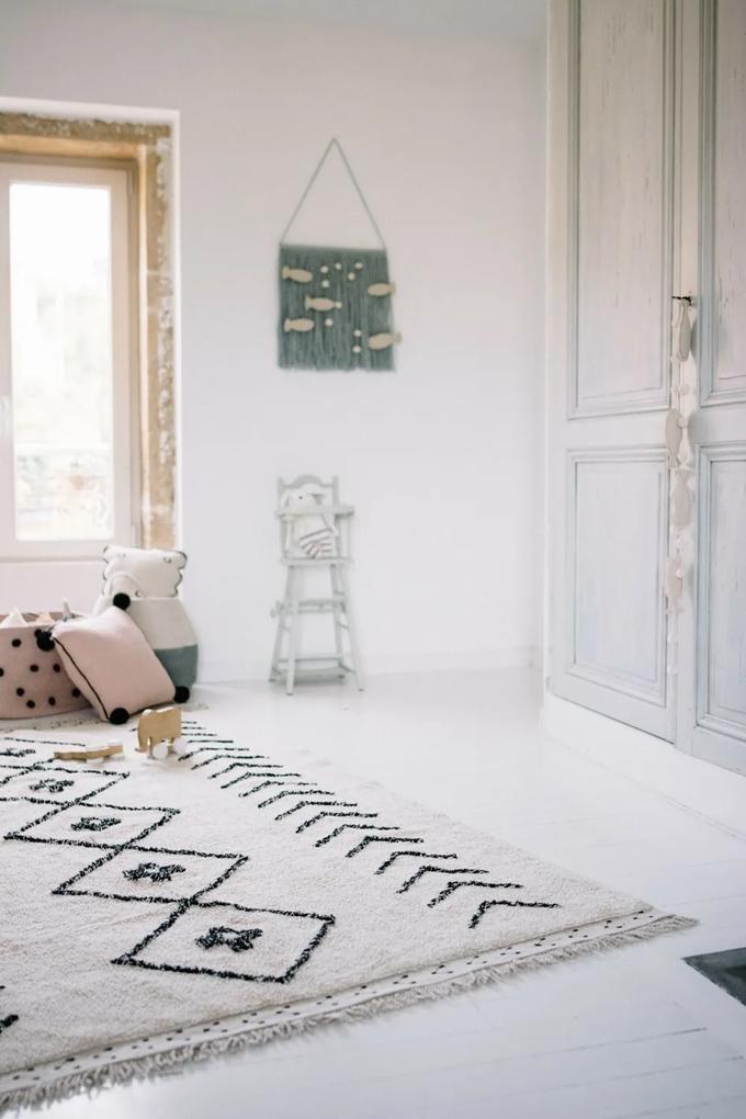 Lorena Canals koberec 120 x 170 kosočtverce, béžový - Bereber