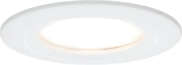 Paulmann 93459 LED Coin Nova round, kulatá bodovka v bílé úpravě, 1x6,5W LED 2700K, prům.7,8cm, IP44