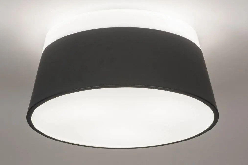 Stropní designové LED svítidlo do kuchyně Mannes Qualta 45 Black