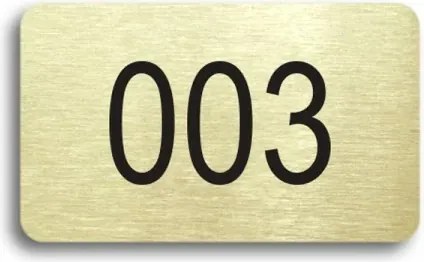 ACCEPT Číslo na dveře - typ 08 (50x30mm) - bílá tabulka - barevný tisk