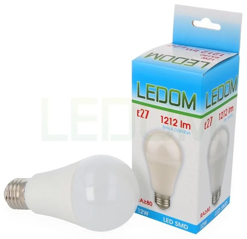 Ledom LED žárovka E27 12W 1212lm denní (85W)