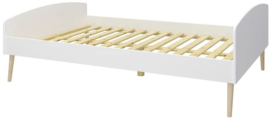 Studentská postel Soft 140x200cm - bílá