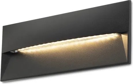 RED R14207 REP 27 zápustná černá 230V LED 10W 90° IP65 3000K - RED - DESIGN RENDL