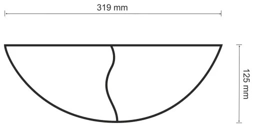 Nástěnné svítidlo FALA 1xE14/12W/230V sádra/bílá