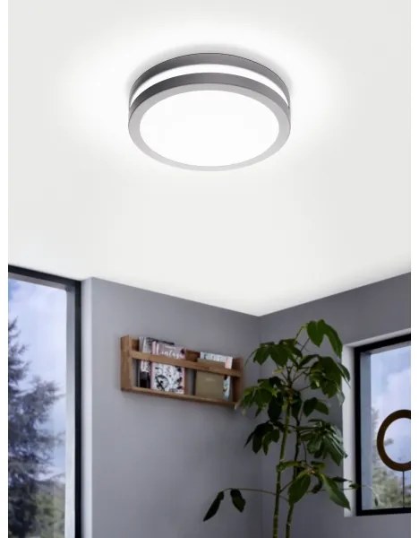 Eglo 97299 - LED Stmívatelné koupelnové svítidlo LOCANA-C LED/14W stříbrná IP44