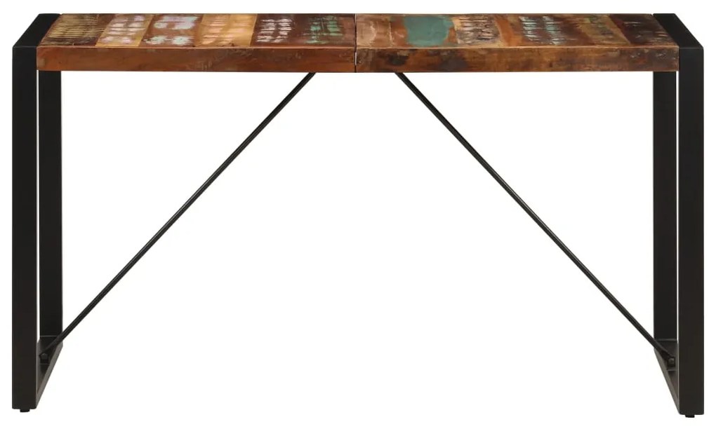 Jídelní stůl 140 x 70 x 75 cm masivní recyklované dřevo 247421