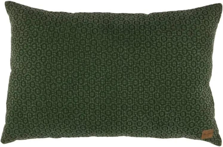 Zelený bavlněný polštář De Eekhoorn Flatter, 40 x 60 cm