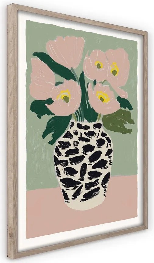 Tištěný obraz s rámem 50x70 cm Spotted Vase – Styler