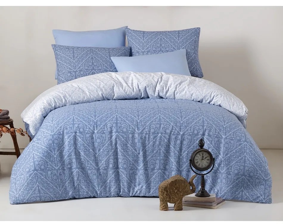 BedTex Bavlněné povlečení Vira Blue