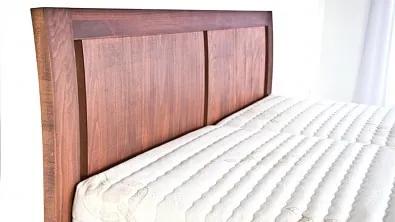 Postel Postelia GITA Buk 180x210 - Dřevěná postel z masivu, bukové dvoulůžko o šíři masivu 4 cm