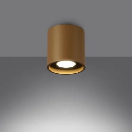 Stropní svítidlo SOLLUX ORBIS 1 zlaté GU10 1x10W bez žárovky SL.1180
