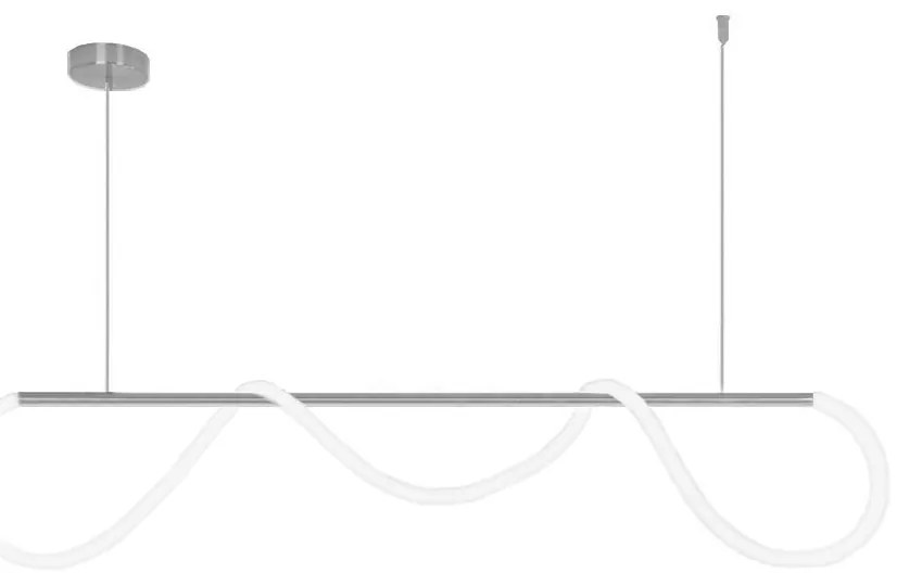 Toolight LED stropní svítidlo APP855-CP Long Chrome