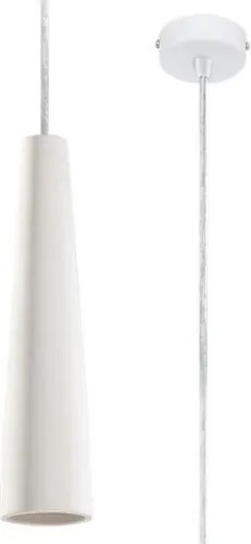 Závěsné svítidlo SOLLUX Electra GU10 1x40W bez zdroje keramika bílá SL.0845