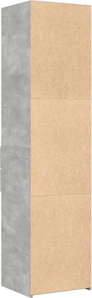 Skříň highboard betonově šedá 45x42,5x185 cm kompozitní dřevo 3281451
