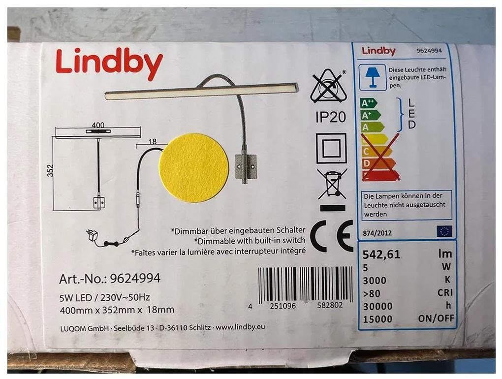 Lindby | Lindby - LED Stmívatelná nástěnná lampa NAVINA LED/5W/230V | LW0818