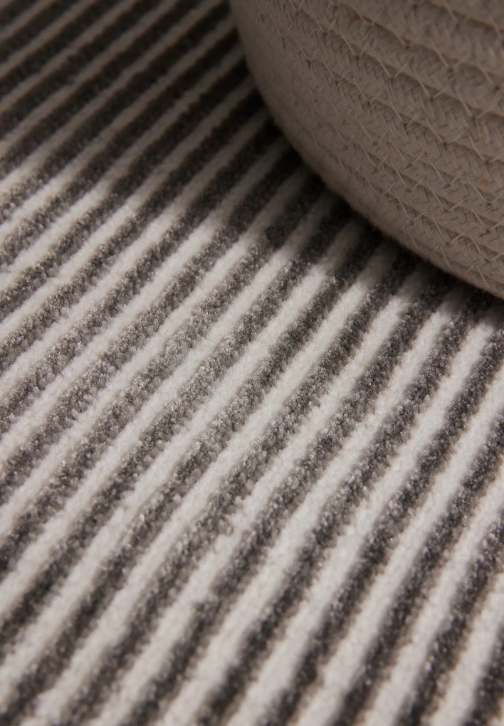 ELLE Decoration, Kusový koberec Perles 106187 Cream Anthracite z kolekce Elle, 200x280, šedá, ložnice