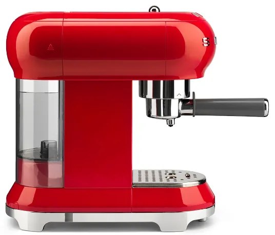 Pákový kávovar na Espresso / Cappucino 2 cup Smeg 50´s Retro Style, červený
