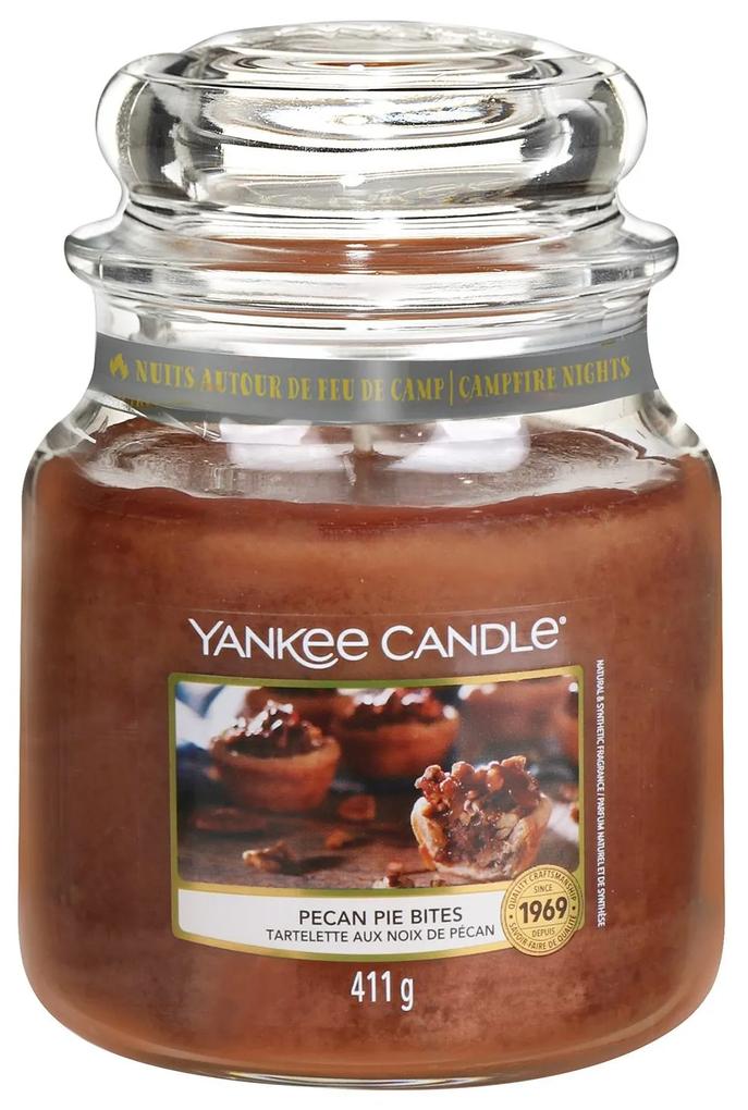 Yankee Candle - vonná svíčka Pecan Pie Bites (Pekanové košíčky) 411g