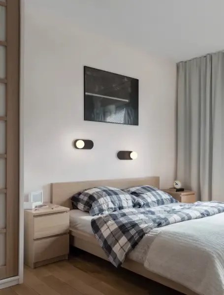 Designové nástěnné svítidlo Blob bílá