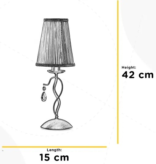 ONLI - Stolní lampa DELIA 1xE14/6W/230V 42 cm