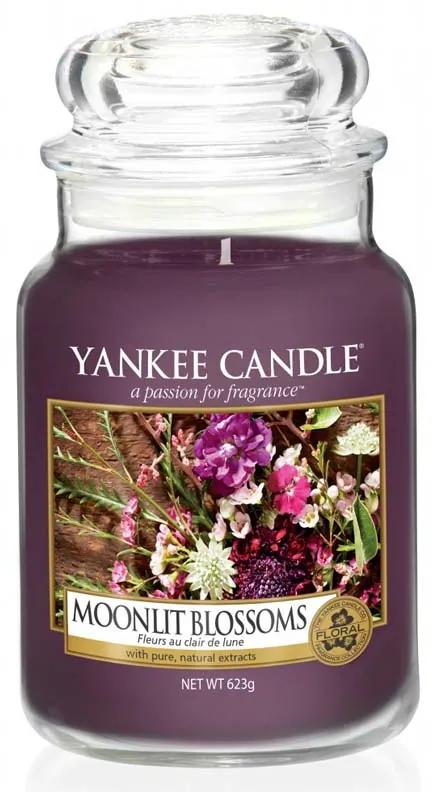 Yankee Candle - vonná svíčka Moonlit Blossoms (Květiny ve svitu měsíce) 623g