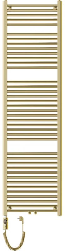 Mexen Mars, elektrické topné těleso 1800 x 500 mm, 600 W, zlatá lesklá, W110-1800-500-2600-50
