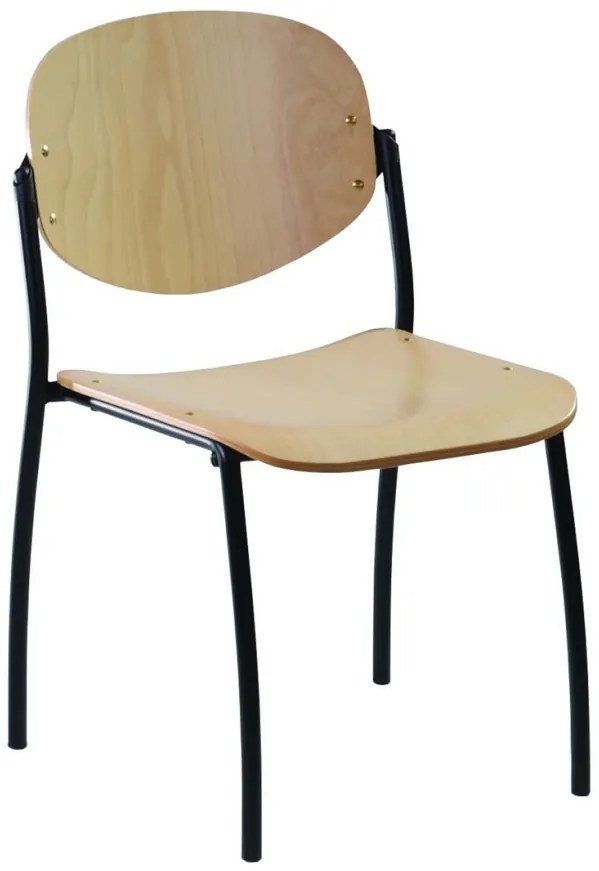 Konferenční židle Wendy dřevěná