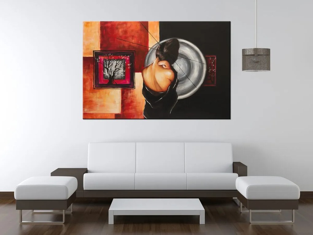 Gario Ručně malovaný obraz Sao Chang Rozměry: 100 x 70 cm