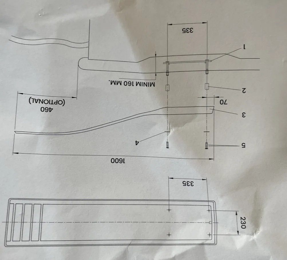 Bazénové odrazové prkno - Delfino skokanské prkno