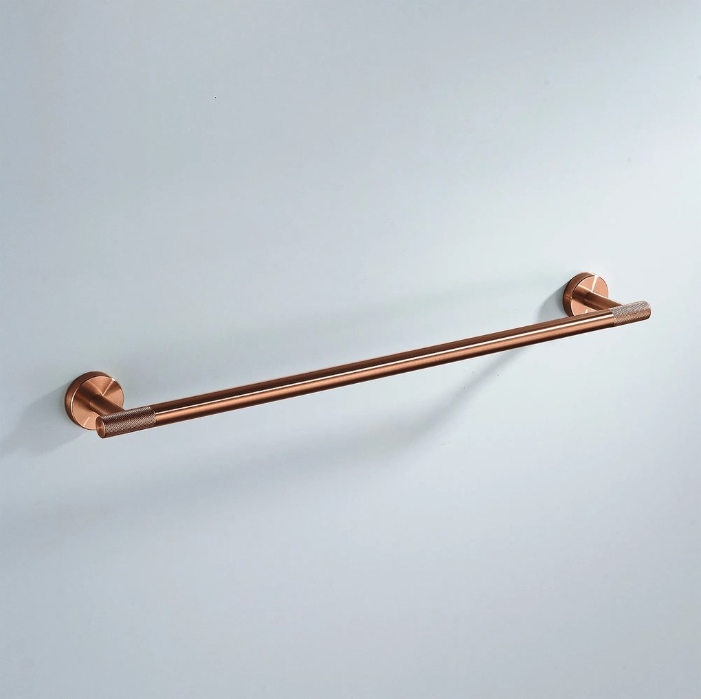 Rea Modern, koupelnový věšák na ručníky 60cm, 6603, měděná matná, REA-98001