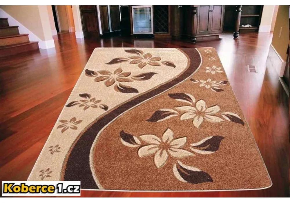 Kusový koberec Ros hnědý, Velikosti 140x190cm
