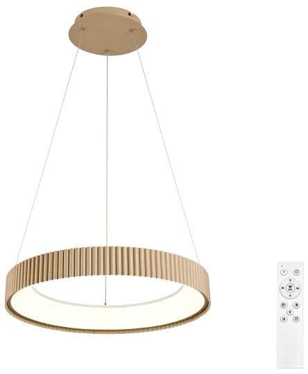 Brilagi - LED Stmív. lustr na lanku FALCON MODERN LED/30W/230V 40 cm béžová + DO